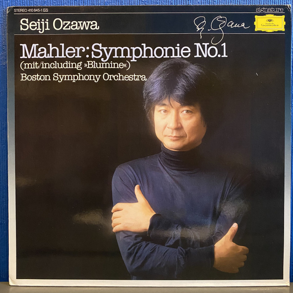 Gustav Mahler. Boston Symphony Orchestra, Seiji Ozawa. Symphony No.1 (Малер) NM ПЕРВЫЙ ПРЕСС ...