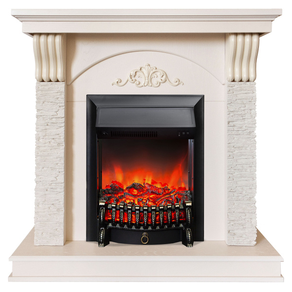 Каминокомплект CORFINO STD/EUG WT + Fobos LUX BL купить на OZON по низкой цене (1760955055)