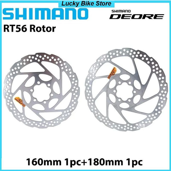 Тормозной диск (ротор) Shimano SM-RT56, 160+180 мм (OEM без упаковки ...