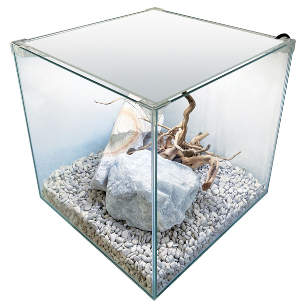 Аквариум Newa Ego LID, EL 50W, 45 л, LED освещение, белая стеклянная крышка купить на OZON по ...