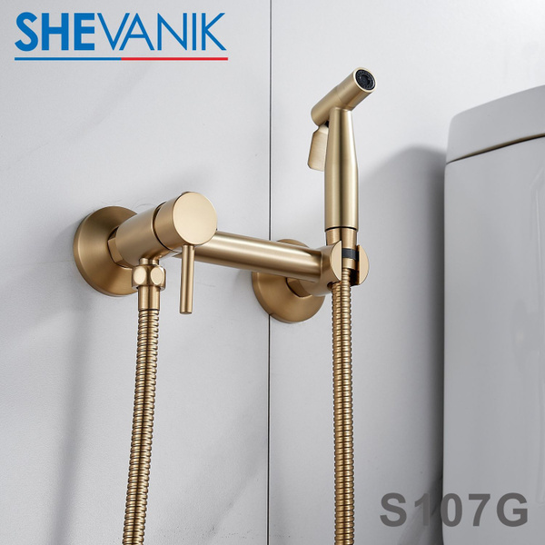 Смеситель с гигиеническим душем Shevanik S107T купить на OZON по низкой цене (1764384403)