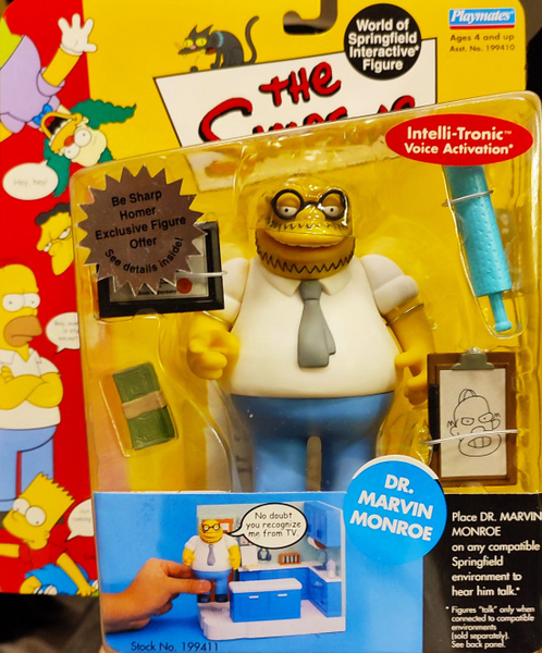 Характеристики Фигурка Playmates The Simpsons Series 10 - Dr. Marvin ...
