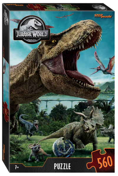 Пазл для взрослых Step puzzle 560 деталей, элементов: Парк юрского периода купить на OZON по ...