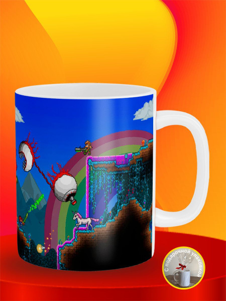 Кружка Geek Merch "Близнецы Два глаза Террария Terraria", 330 мл купить ...