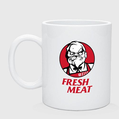 Кружка HIKOMORI "Pudge Dota Fresh Meat Пудж Керамическая кружка", 335 ...