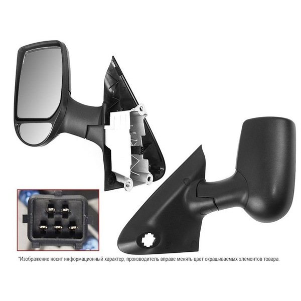 Зеркало левое для Форд Транзит 6 2006-2013 с подогревом, Ford Transit 6 ...