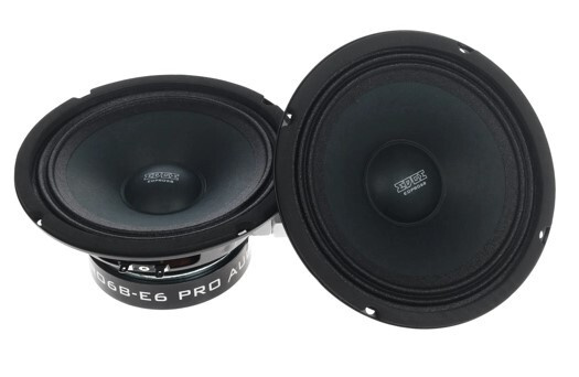 Колонки автомобильные EDGE EDPRO6B-E6 (2 шт.) 16.5см, среднечастотные, акустика автомобильная ...
