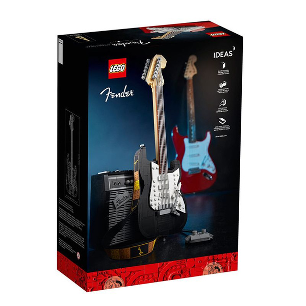 Конструктор LEGO Ideas Электрогитара Fender Stratocaster, 1074 детали ...
