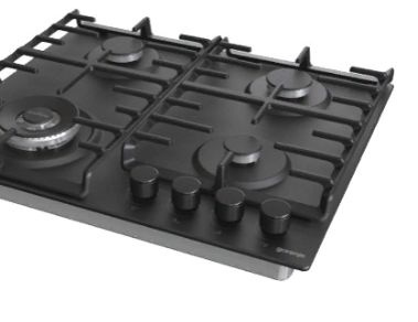 Варочная панель Gorenje GW642SYB, газовая, чугунные решётки, эмаль ...