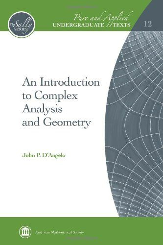 An Introduction to Complex Analysis and Geometry (Pure and Applied ...