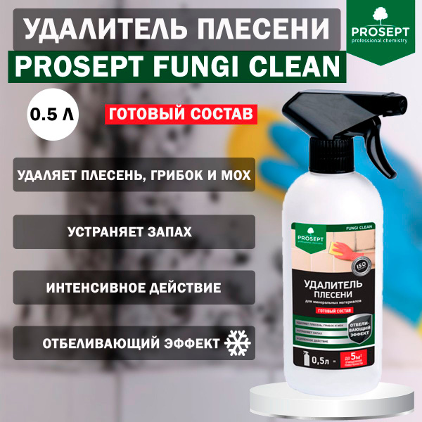 Удалитель плесени PROSEPT FUNGI CLEAN, готовый состав 0,5л купить на OZON по низкой цене ...