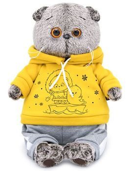 Budi Basa Мягкая Игрушка Кот Басик в спортивном костюме (22см, в подарочной коробке) Ks22-097 ...