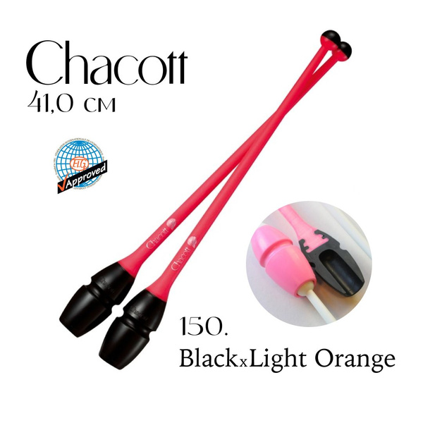 Булавы CHACOTT/ 41,0 см / 150 (Black Light Orange) FIG купить c доставкой на OZON по низкой цене ...