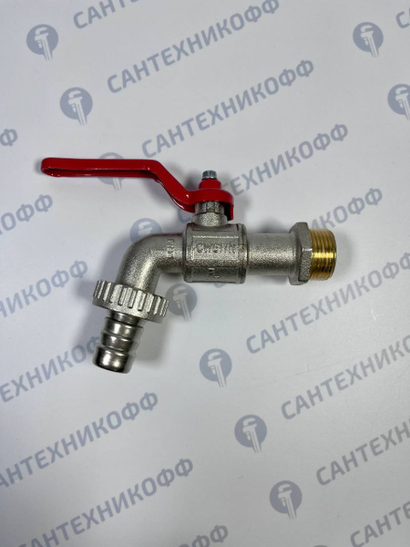 Кран шаровый ITAP садовый 3/4"НР ручка, со штуцером, никель 132(3/4") купить на OZON по низкой ...