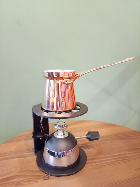 Подставка для турки (джезвы) COFFEESTATE "Солнце", металлическая, цвет ...