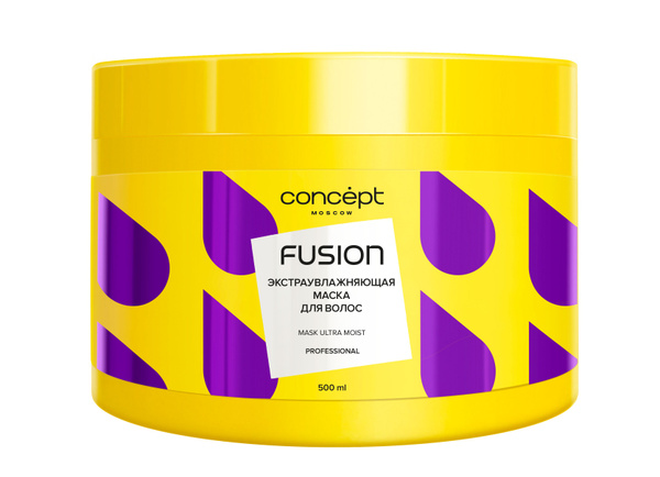 Маска для волос экстра-увлажняющая Ultra Moist Concept Fusion 500 мл ...