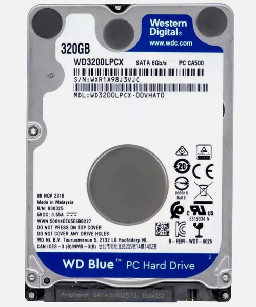 320 ГБ Внутренний жесткий диск 2,5" WD3200LPCX HDD 320 ГБ Внутренний жесткий диск Western ...
