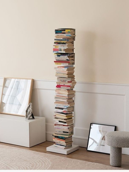 Креативная книжная полка от пола до потолка Держатель для книг Занимает ...