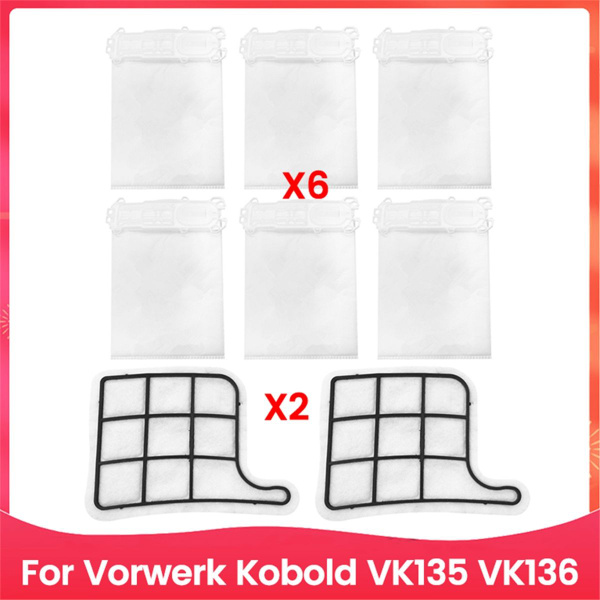 Комплект фильтра и пылесборника для пылесоса Vorwerk Kobold VK135 VK136 ...