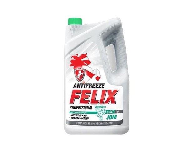 Антифриз FELIX JDM G-12++ -40C (5 кг.) зеленый купить на OZON по низкой цене (1864367346)