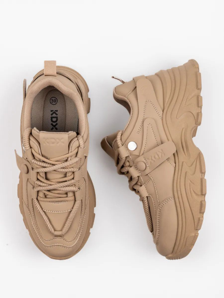 Кроссовки Женский KDX Экокожа, Текстиль Баскетбол, Бег, размер 35 6 На любой сезон Шнурки Россия ...