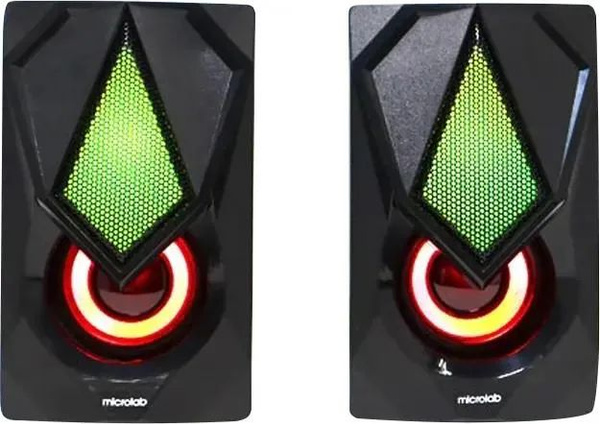 Колонки 2.0 Microlab B25 черные (80003147) купить на OZON по низкой цене (1888329473)