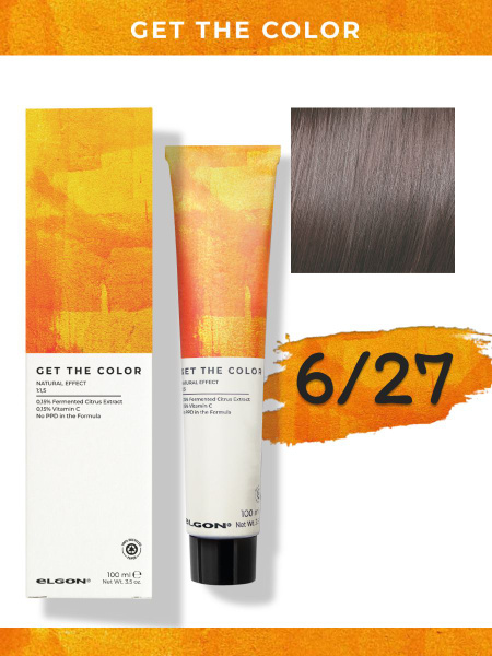 Elgon Краска для волос профессиональная Get the Color New 6/27 темный ...