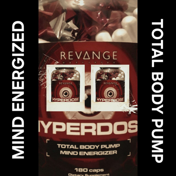 Revange Nutrition; Hyperdose; 180 caps/30 serv, Предтрен-пампилка, Предтренировочный комплекс ...