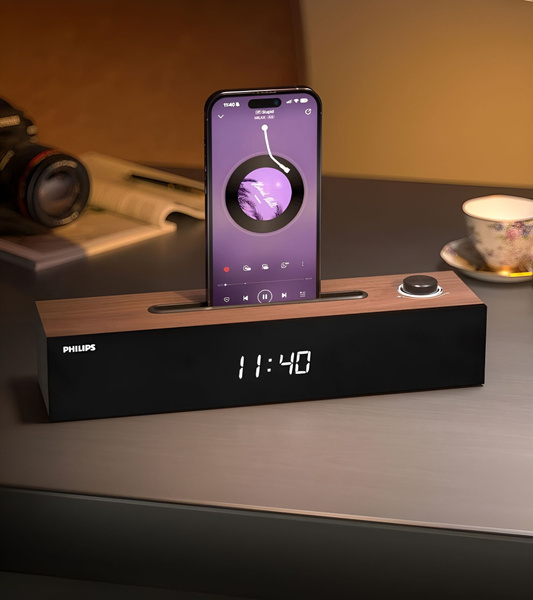 PHILIPS SPA3809 Компьютерная акустика с Bluetooth 5.3, USB, деревянный ...