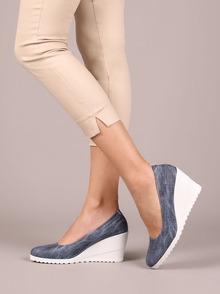 Туфли Женский Instreet Искусственная кожа, размер 39 Танкетка 4 Россия ...