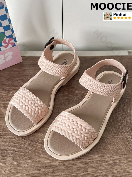 Босоножки Женский MOOCIE, размер 38, 39 Круглый нос, Низкая модель Демисезон Пряжка купить c ...