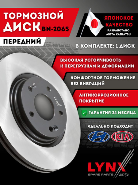 Тормозной Диск Киа Спортейдж 4 Передний Киа Оптима 3 Сид 3 Хендай ...