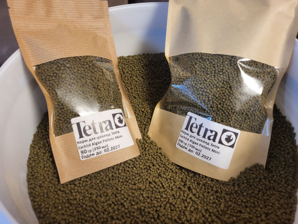 Корм для цихлид Tetra Cichlid Algae Pellets Mini 200 грамм (мини ...