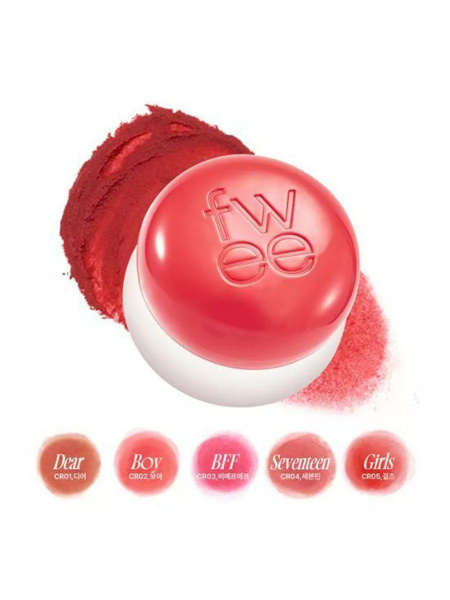 Пудинг для губ и щек FWEE Lip&Cheek Blurry Pudding Pot CR04 Seventeen ...