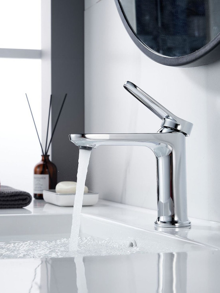 Смеситель для раковины в ванную / кран для умывальника в ванную Shevanik S4301 купить на OZON по ...