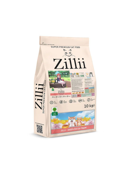 Сухой корм для стерилизованных кошек с избыточным весом ZILLII (Зиллии) Light/Sterilized Cat ...