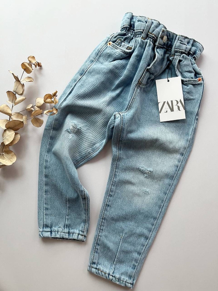 Джинсы Девочки Zara голубой, синий, размер 116 купить c доставкой на OZON по низкой цене ...
