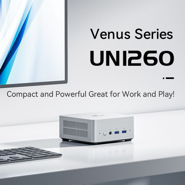 MINISFORUM Мини-ПК UN1260 (Intel Core i5-12600H, RAM 32 ГБ, SSD 512 ГБ ...