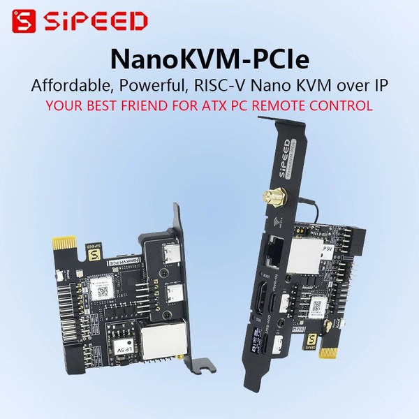 Sipeed NanoKVM-PCIe +WIFI+PoE Mini Пульт дистанционного управления ...