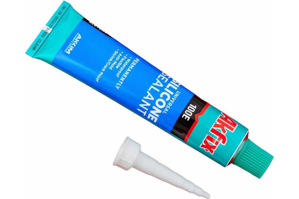 Akfix 100E Универсальный силиконовый герметик 50 мл. Прозрачный купить ...