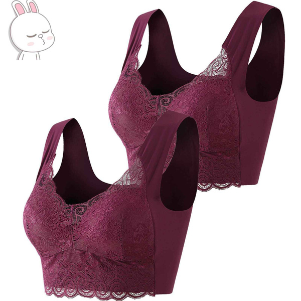 Комплект белья Женский Aueoeo фиолетовый Застежка BOA бралетт Лавсан, размер 85D, 85E ...