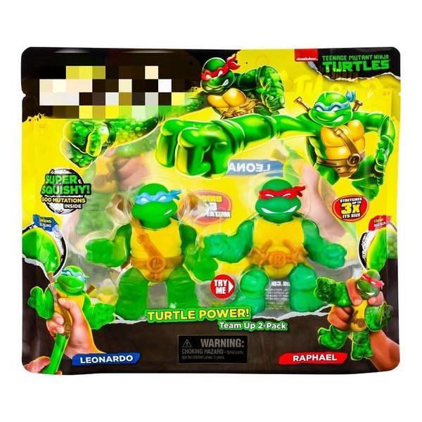 GooJitZu Герои Moose Teenage Mutant Ninja Turtles, Turtle Power Team Up ...