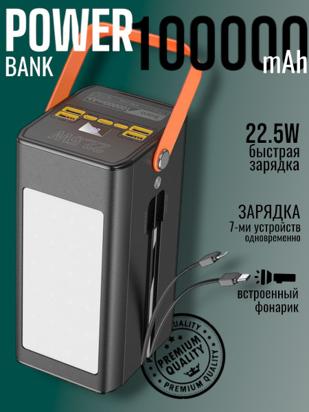 Внешний аккумулятор (Power Bank) hoco повербанк купить c доставкой на ...