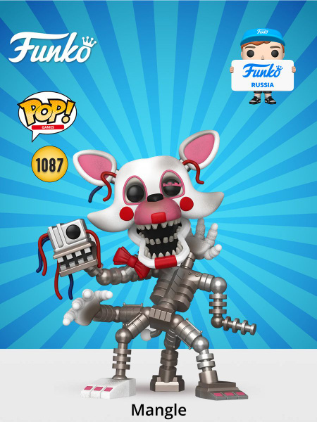 Фигурка Funko POP! Games FNAF Mangle 6" (1087) 83868 купить на OZON по ...