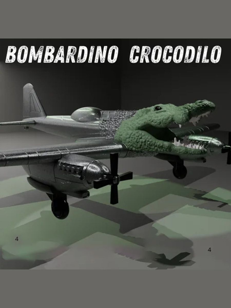 Bombardo Crocodile Brainrot фигурка/Бомбардиро Крокодило Мем купить на ...