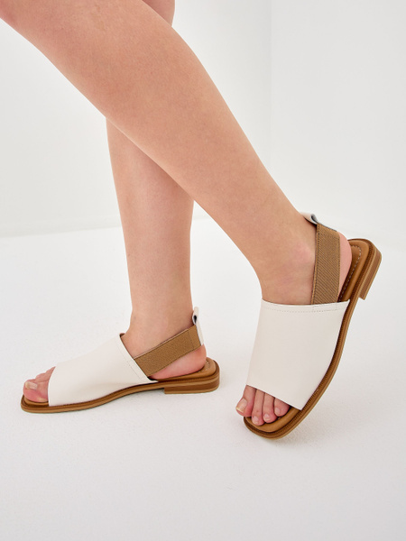 Сандалии Женский SOLOSTYLE, размер 37 Композиционная кожа Открытый нос F Лето Без застёжки ...