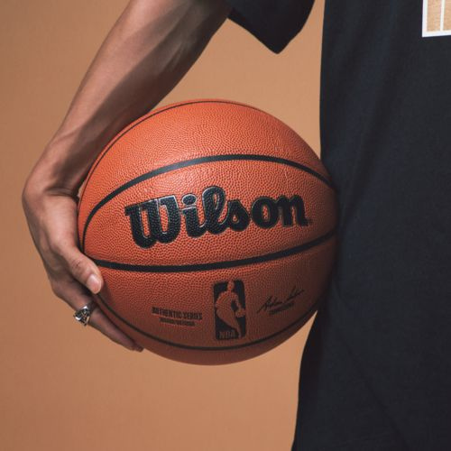 Мяч баскетбольный Wilson Wilson: мяч баскетбольный: NBA Authentic, 7 размер, коричневый купить c ...