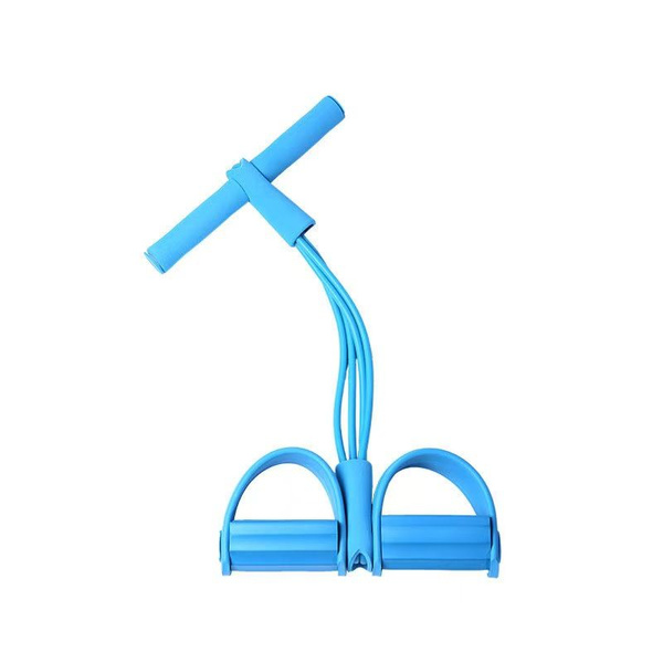 Тренажер для фитнеса эспандер с ручками и упорами ног купить C доставкой на Ozon по низкой цене