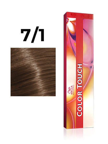 Краска Wella Color Touch 7/1 New для волос 60 мл оттеночная купить на ...
