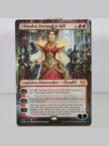 Эксклюзив Magic: Chandra без рамок фольга, Chalice of Void, Dark Depths + японские версии ...